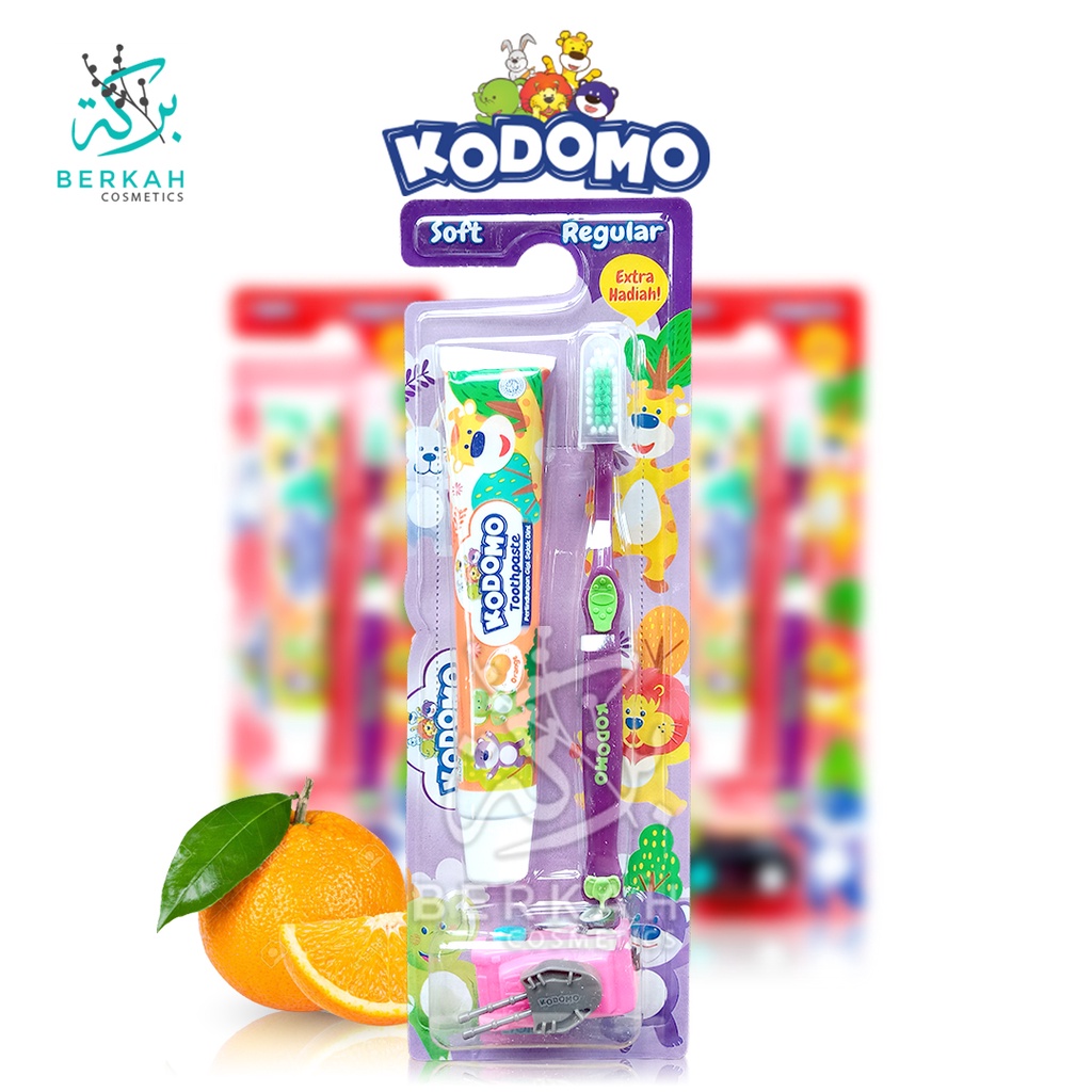 Jual Kodomo Sikat Gigi Anak 2in1 Extra Hadiah Mainan Anak Soft Reguler | Shopee Indonesia