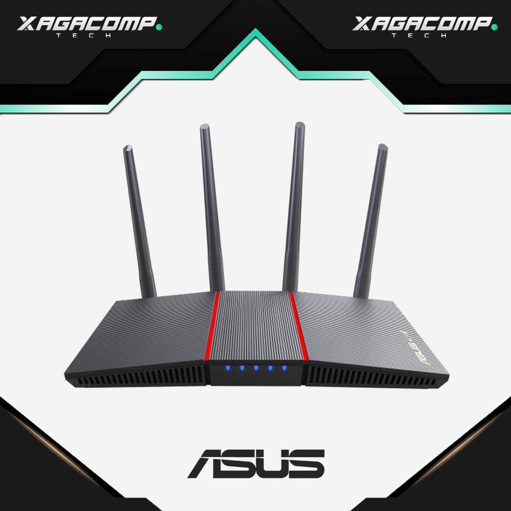 Jual Router WIfi Asus AST WRL RT-AX55U - Black & White | Shopee Indonesia
