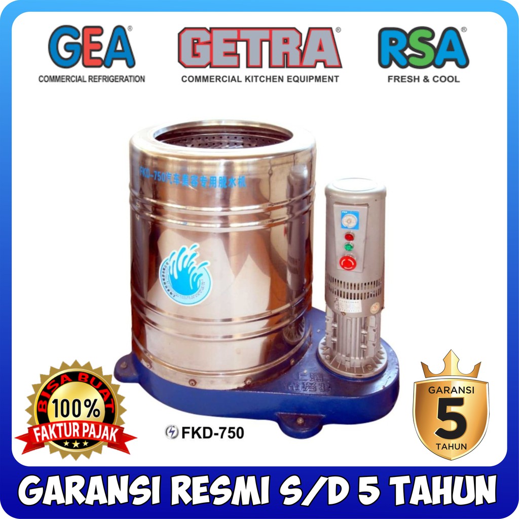 Jual DEWATER MACHINE GETRA FKD-750 MESIN PENGURANG KADAR AIR & MINYAK BUAH | Shopee Indonesia