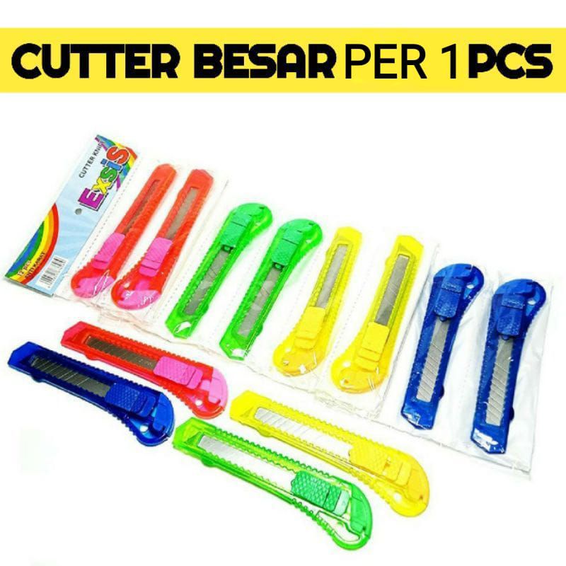 Jual CUTTER BESAR PER 1 PCS | Shopee Indonesia