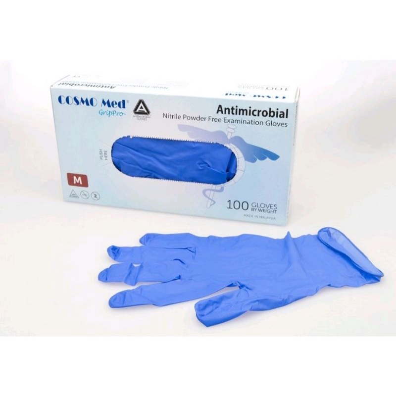 Jual Sarung Tangan Nitrile cosmomed handscoon Nitrile cosmomed isi ...