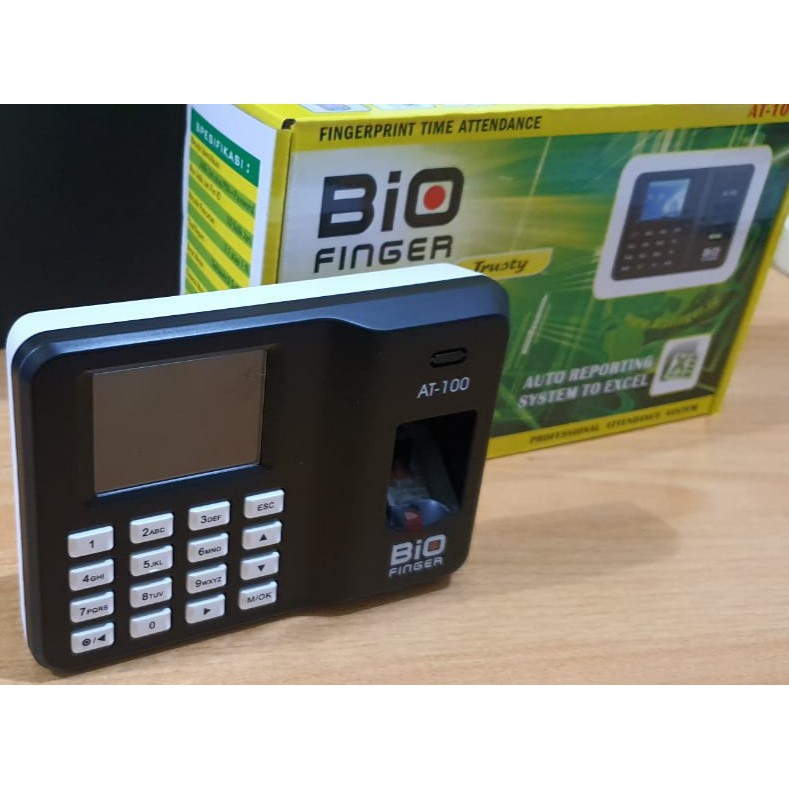 Jual Mesin Absensi Fingerprint Time Attendance BioFinger AT-100 ...