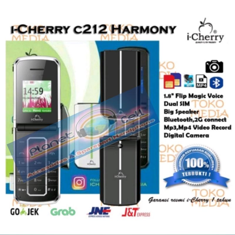 Jual HP iCHERRY HARMONY-MODEL LIPAT-DUAL SIM GSM-MP3-FM RADIO-CAMERA ...