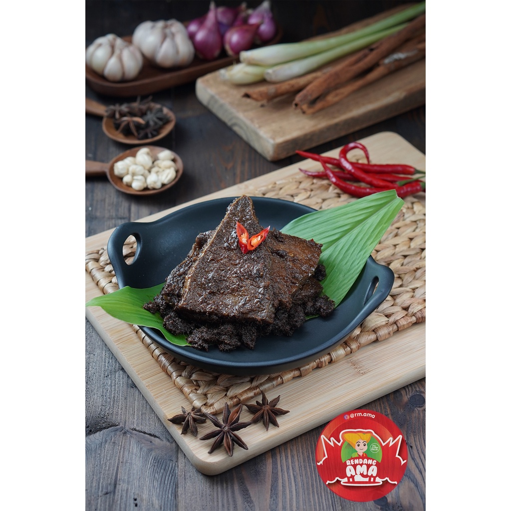 Jual Rendang Paru Sapi Khas Padang - RENDANG AMA | Shopee Indonesia