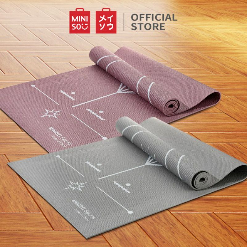 Jual Miniso Matras Yoga Pola Garis Tubuh 5mm | Shopee Indonesia