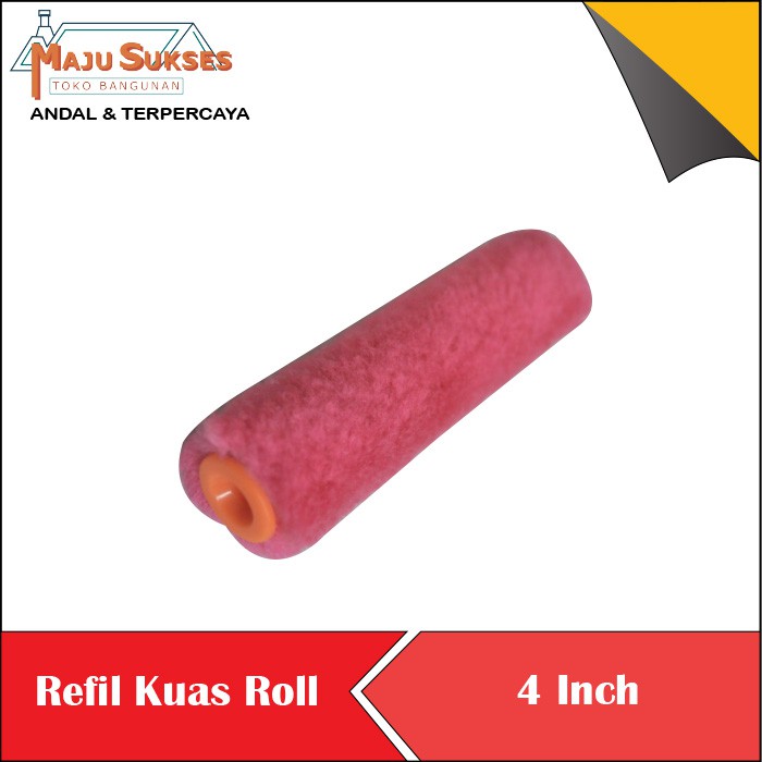 Jual Refill Refil Kuas Roll kapal 4 Inchi aneka varian | Shopee Indonesia
