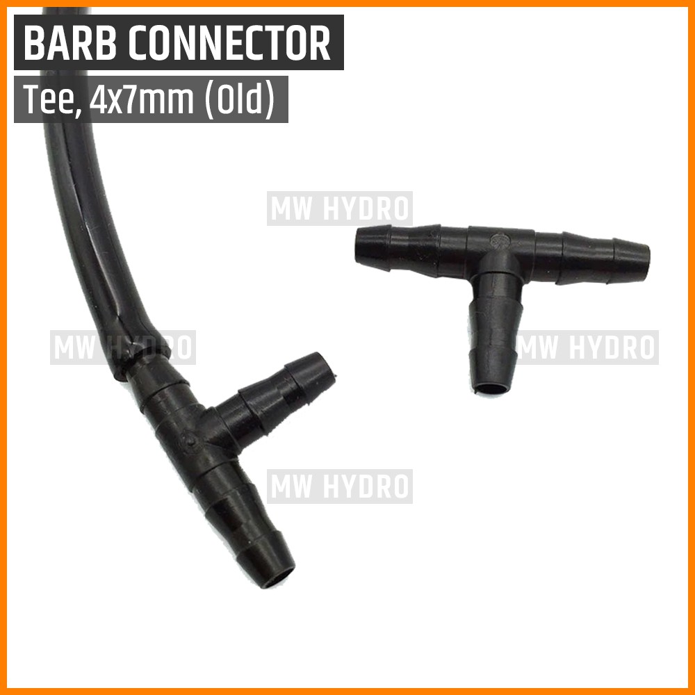 Jual Barb Connector Tee 7 mm (Old Type) - Konektor Fitting T Selang 4x7 ...