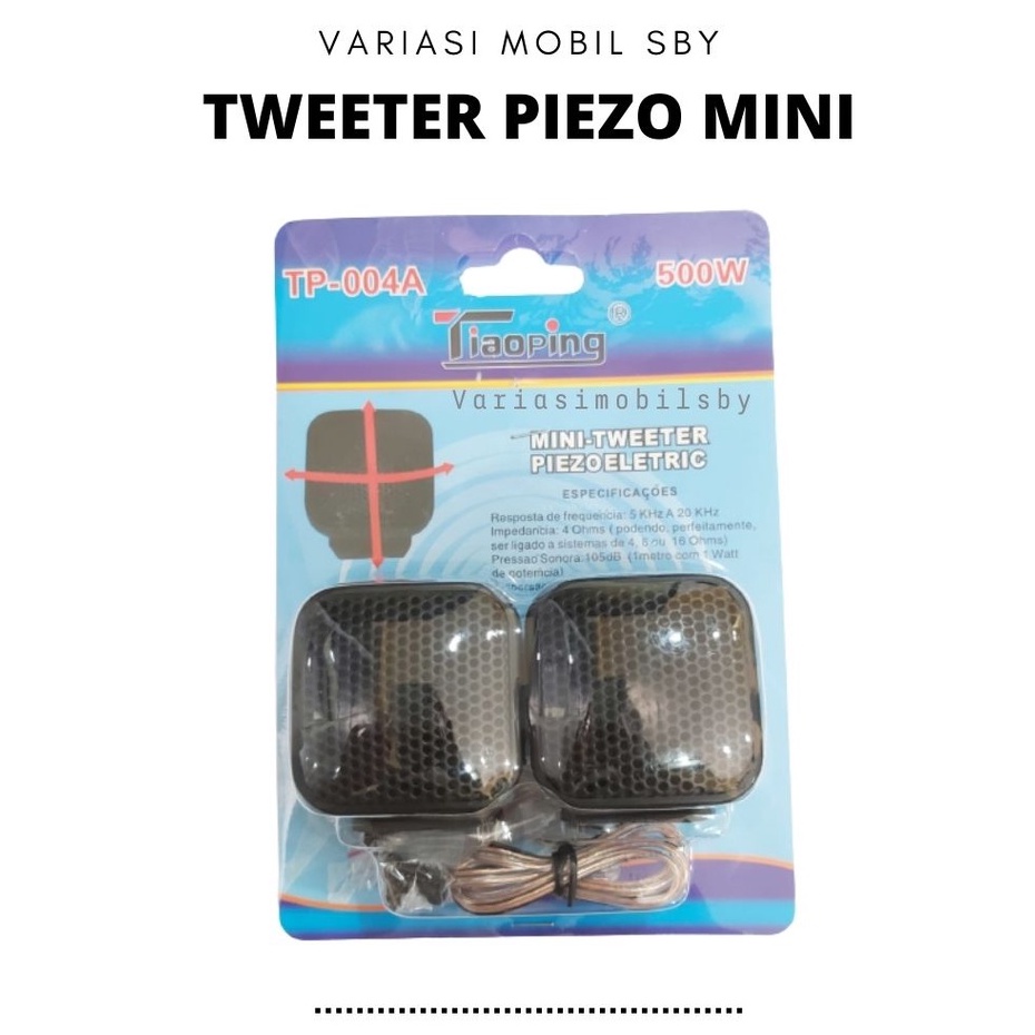 Jual ORIGINAL PIEZO TWEETER SUPER TREBLE TWITER SPEAKER SPK MINI MOBIL ...