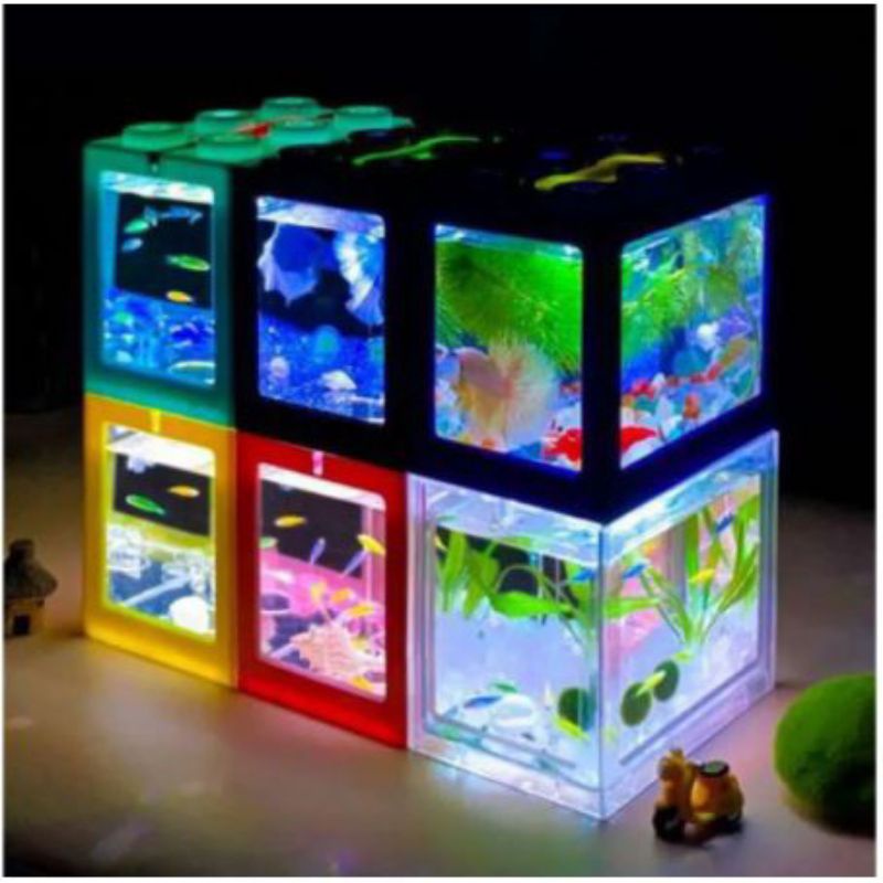 Jual Aquarium Akuarium Mika Akrilik Acrylic Plastik Plastic Mini Kecil ...