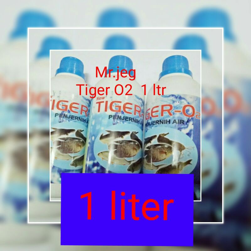 Jual Tiger O2 1 ltr memperbaiki kwalitas air kolam ikan (exp juni2024 ...