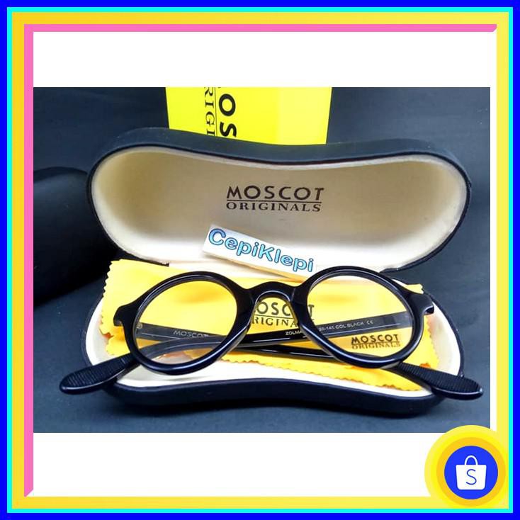 Jual Kacamata Frame Moscot Zolman Black Good Quality (Bundar) | Shopee ...