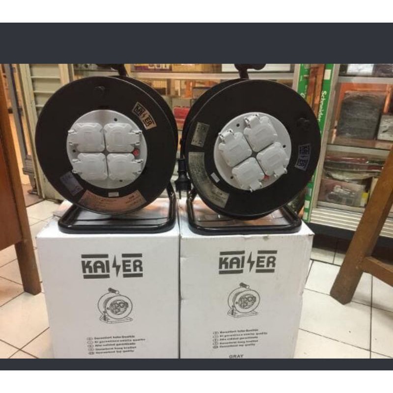 Jual kabel rol kaiser 50m kabel gulung 50 meter kaiser | Shopee Indonesia