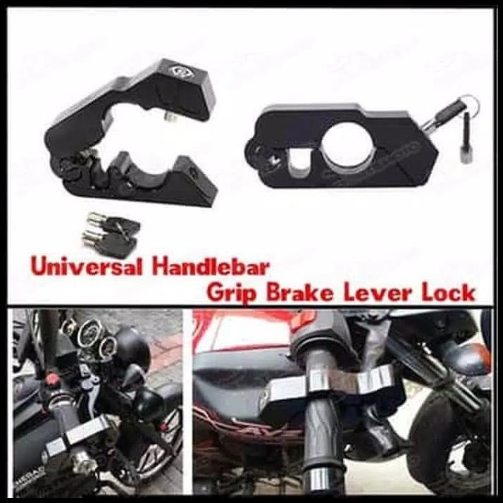 Jual Griplock Grip Lock New Capslock Kunci Gembok Pengaman Sepeda Motor ...