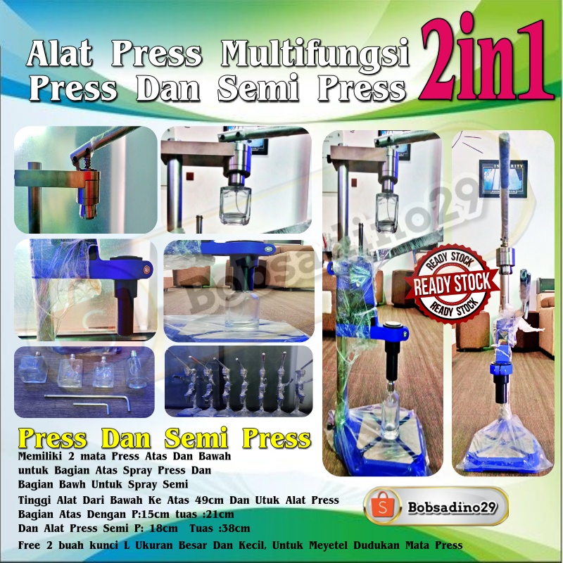 Jual Alat press Botol 2 in 1 multifungsi press dan easy press/serbaguna ...