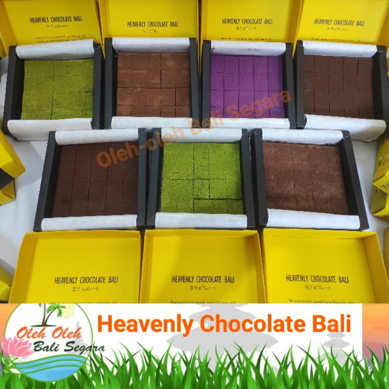 Jual Heavenly Chocolate Bali (Square Box Size) Gratis Extra Packing | Shopee Indonesia