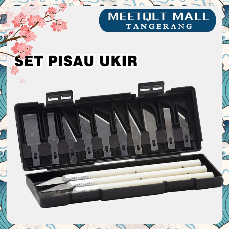 Jual ★13 in 1★Pen Cutter Pisau Ukir Seni Wood Carving Knife Alat Pen ...