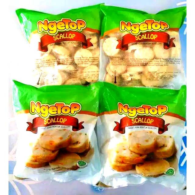 Jual Makanan Daging Segar NAGET IKAN NGETOP SCALLOP 500gr ( NAGET IKAN ...