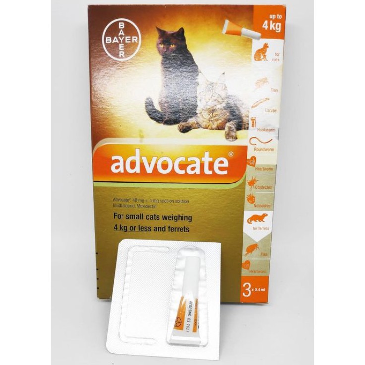 Jual Advocate Cat Small untuk Kucing dan Musang (pesanan khusus ...
