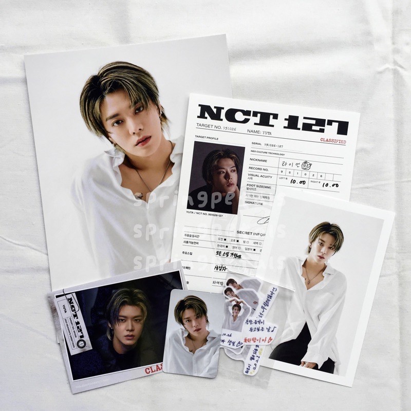Jual Yuta NCT 127 2021 Seasons Greetings Ktown4u Benefit Set (Booked ...
