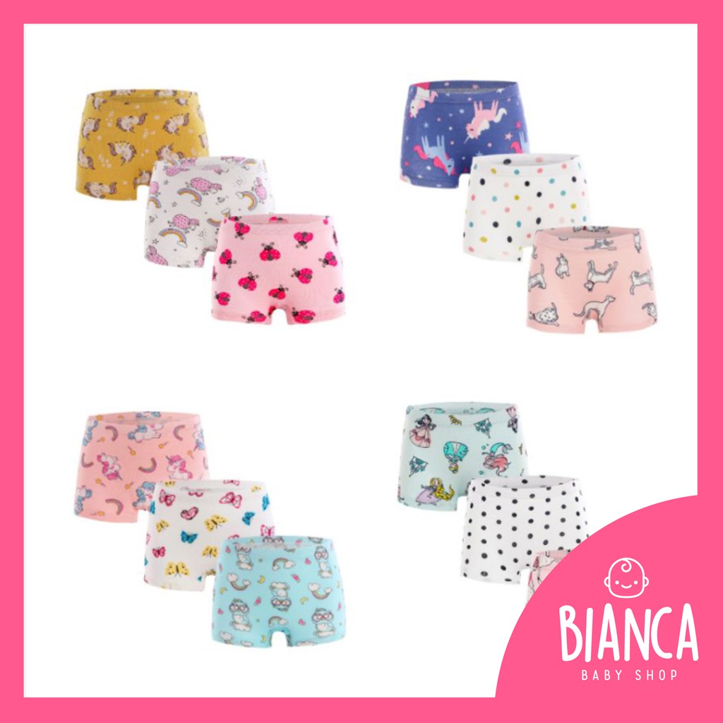 Jual BIANCA - Celana Boxer Cewe 1 pack isi 3pc | Shopee Indonesia