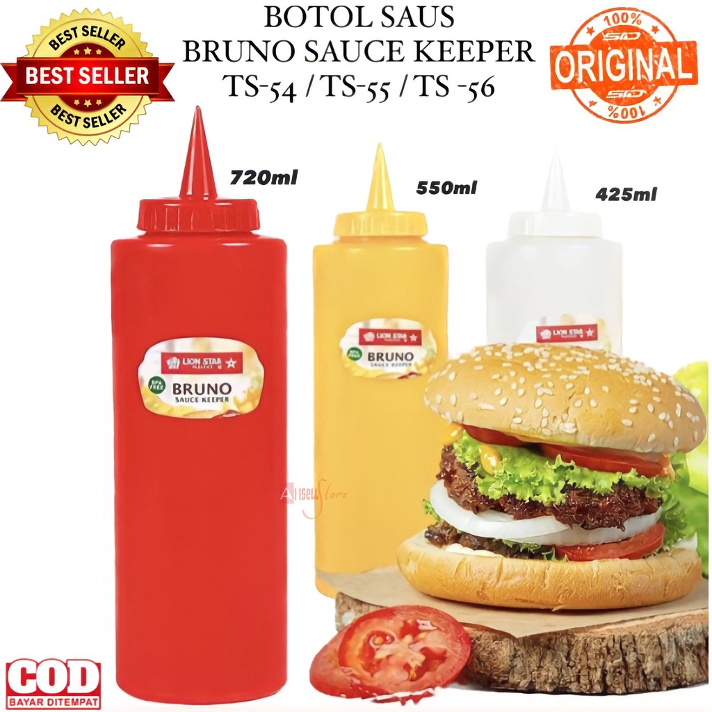 Jual ( BISA COD ) PROMO LION STAR TEMPAT BOTOL SAUS / SAUCE KEEPER BRUNO TS-54/55/56 / BOTOL ...