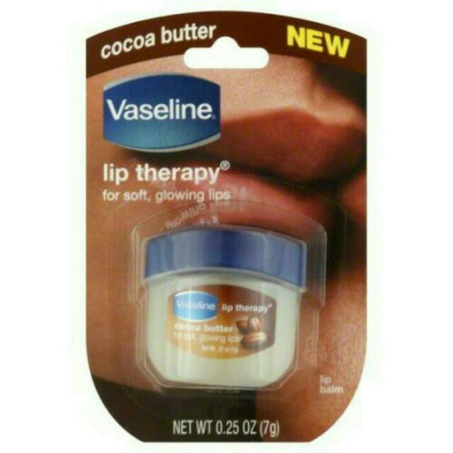 Jual Vaseline lips Therapy varian Original cocoa dan creme brulee 7 gr ...