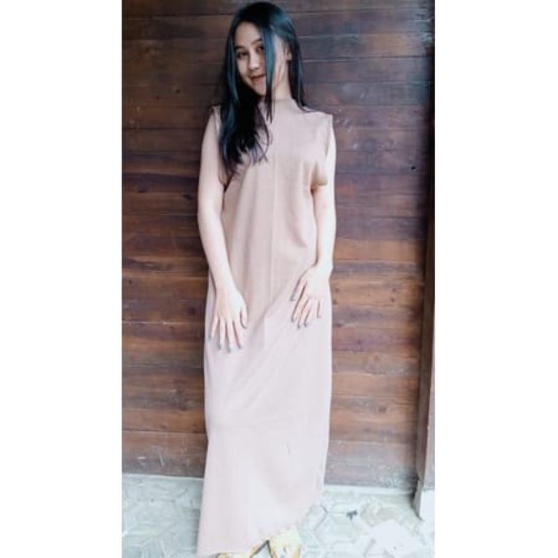 Jual (NEW ARRIVAL) INNER DRESS SPAN RAJUT KNIT PREMUM ( M L XL XXL ...