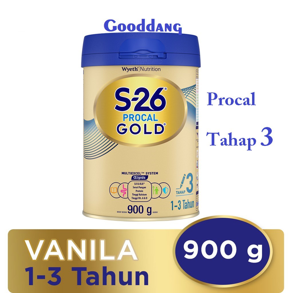 Jual S-26 Procal Gold 3 900 gr / S26 S 26 Procal Gold 900 Gr Susu Bayi ...