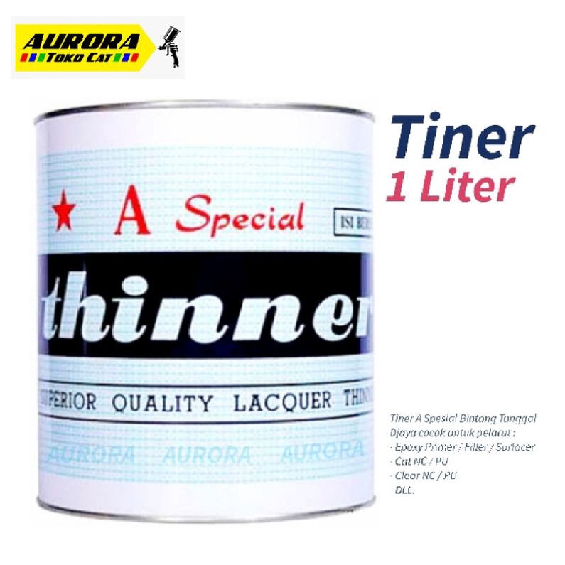 Jual Tiner A Spesial Bintang Tunggal Djaya 1 Liter | Shopee Indonesia