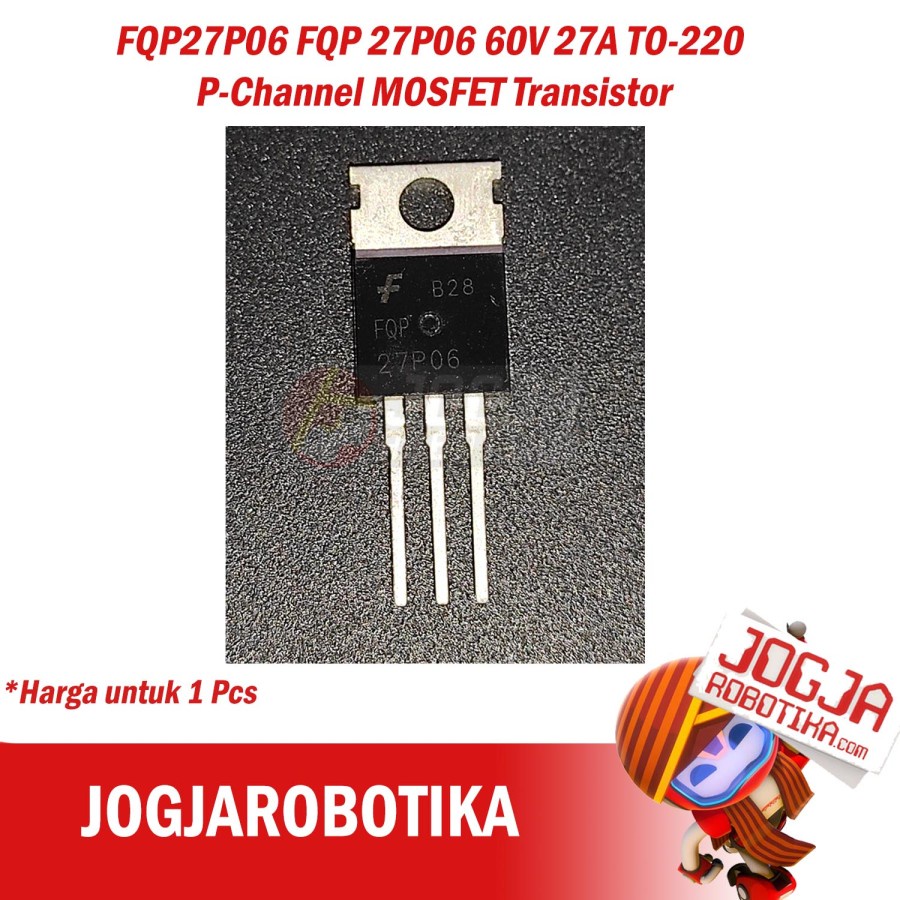 Jual FQP27P06 FQP 27P06 60V 27A TO-220 P-Channel MOSFET Transistor | Shopee Indonesia