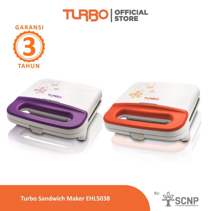 Jual TURBO Sandwich Maker Pembakar Roti EHL-5038 | Shopee Indonesia