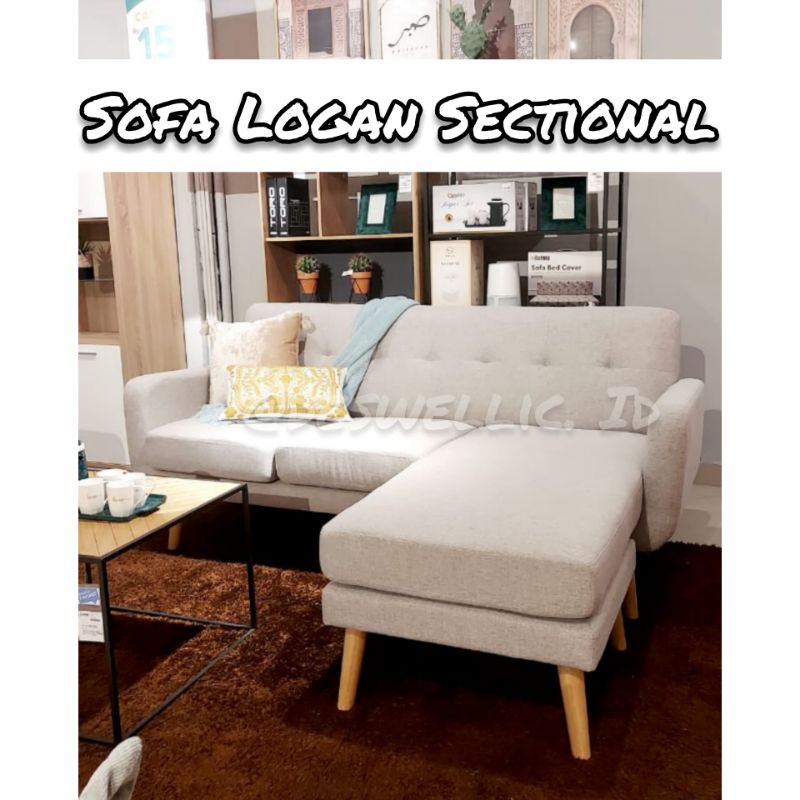 Jual Sofa Logan Sectional | Shopee Indonesia