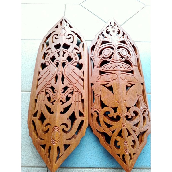 Jual Tameng khas dayak kalimantan | Shopee Indonesia