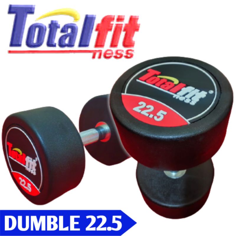 Jual ALAT ANGKAT BEBAN BARBEL/ DUMBLE RUBBER 22.5KG | Shopee Indonesia