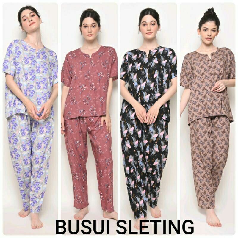Jual Baju Tidur Piyama Premium motif rayon | Shopee Indonesia