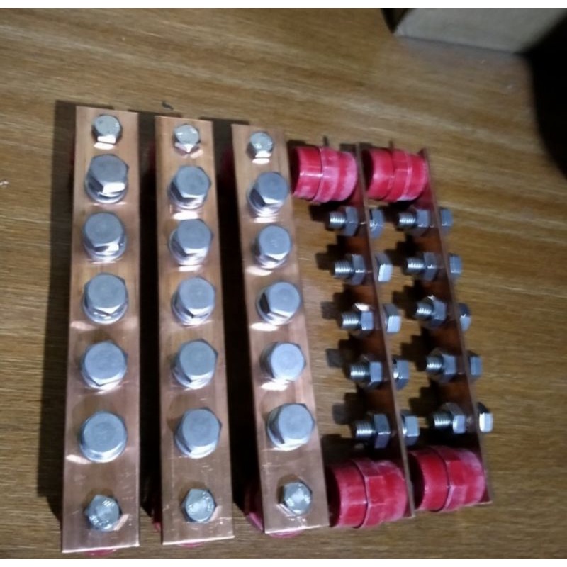 Jual busbar tembaga 5mm x 30mm x 200mm - busbar grounding - tembaga ...