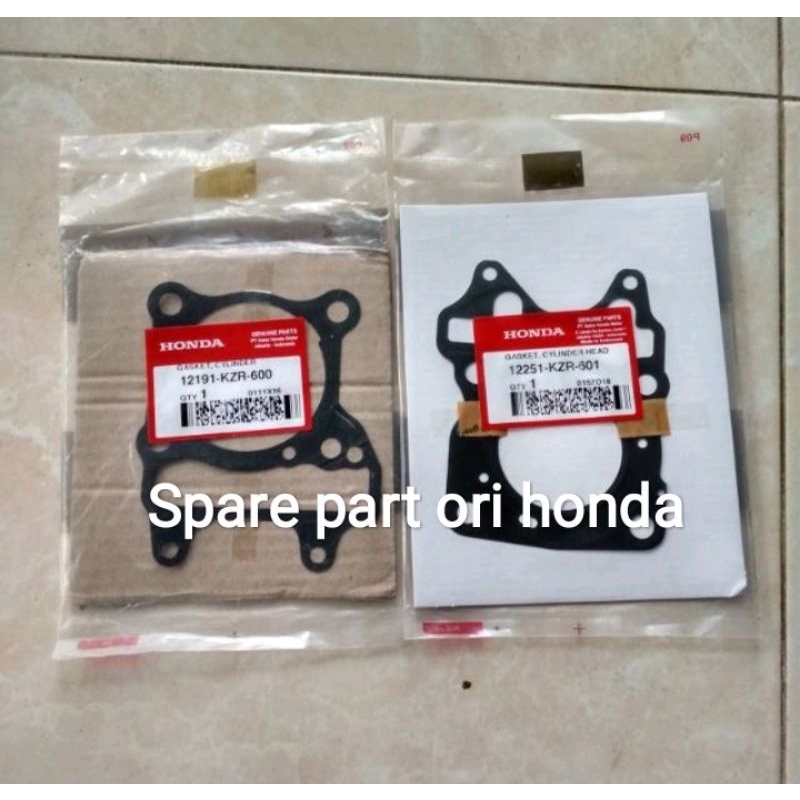 Jual Pack kop dan pack blok vario 125 fi 12251KZR601 DAN 12191KZR600 ...