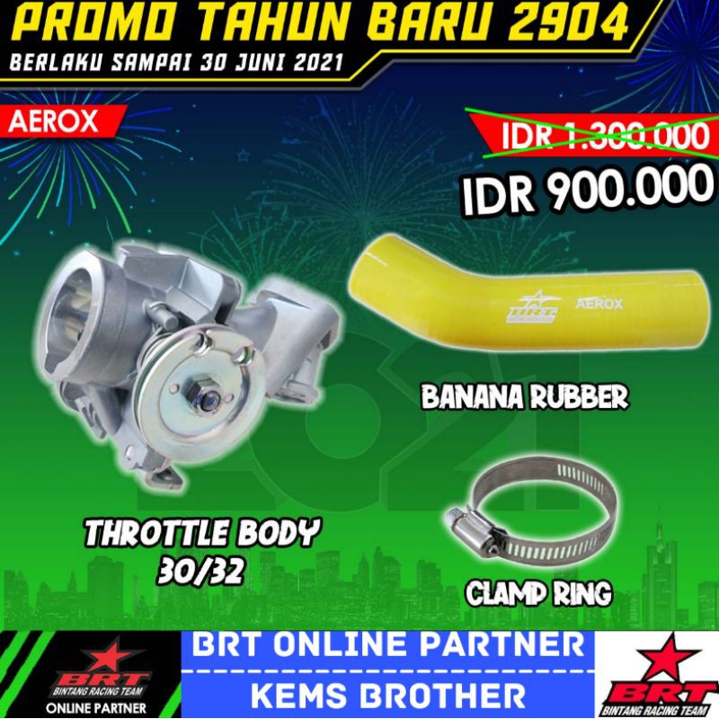 Jual TB THROTTLE BODY AEROX OLD ALL NEW AEROX NEW BRT 30 32 dan 34 PLUS VELOCITY ORIGINAL BRT ...