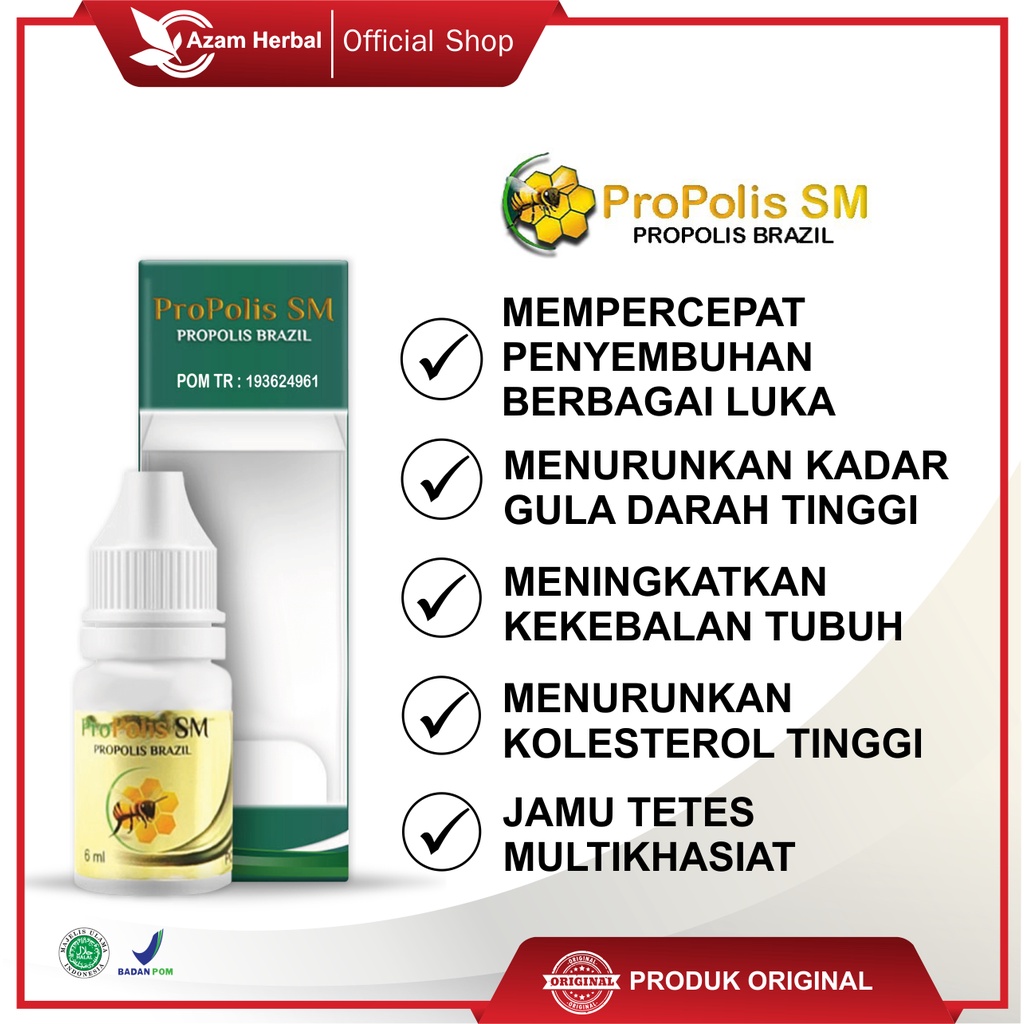Jual Propolis SM Propolis Brazilian With Nano Technology 6 ml Obat ...