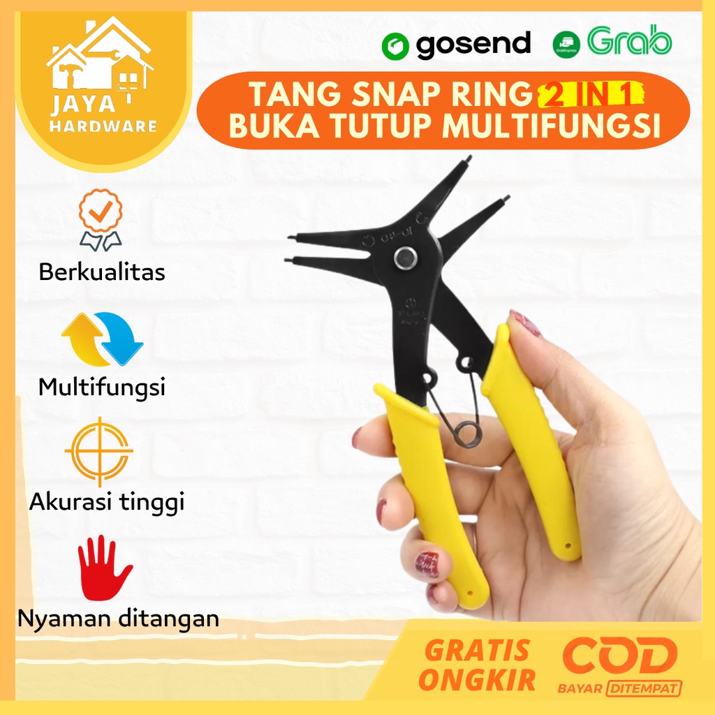 Jual Tang Snap Ring / 2 in 1 / Tang Snap Ring Lurus Buka Tutup 2 Fungsi ...
