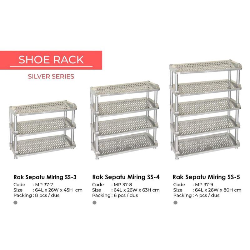 Jual rak sepatu miring susun 3, 4, 5 | Shopee Indonesia