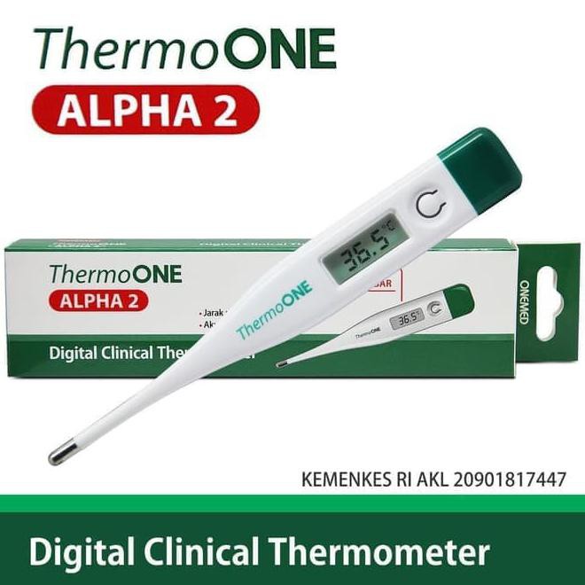 Jual Digital Thermometer Alpha 2 Onemed | Shopee Indonesia