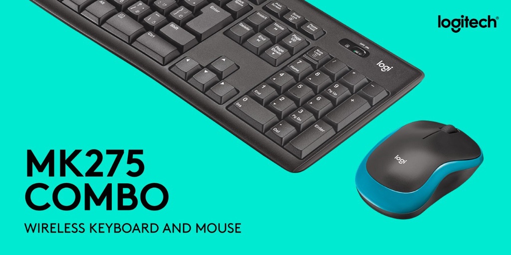 Jual Logitech MK275 Combo Keyboard dan Mouse Wireless dengan Tombol ...