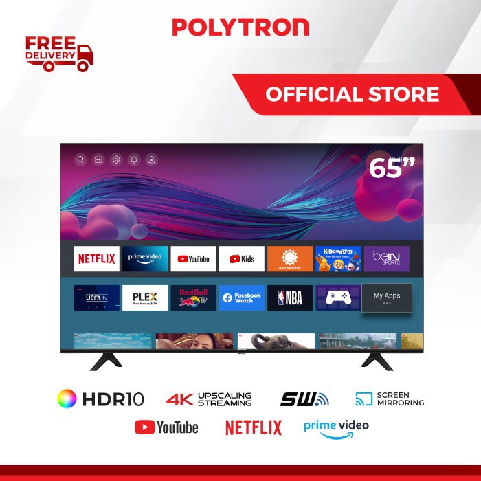 Jual LED POLYTRON SMART TV 65 INCH PLD 65UV5930 4K UHD HDR GARANSI ...