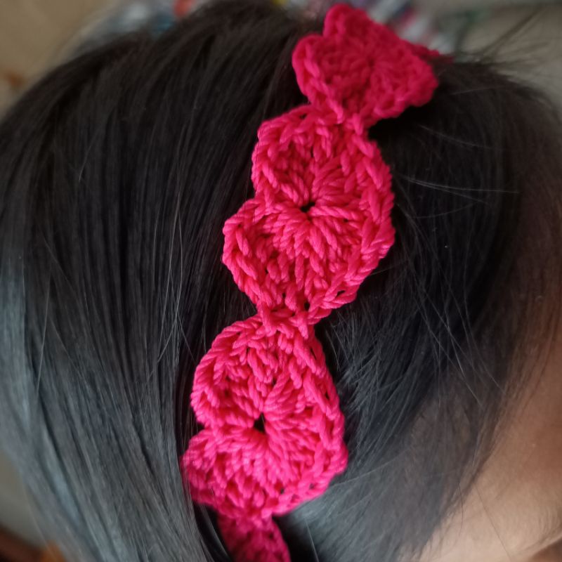 Jual headband rajut / bandana rajut / ikat kepala rajut | Shopee Indonesia