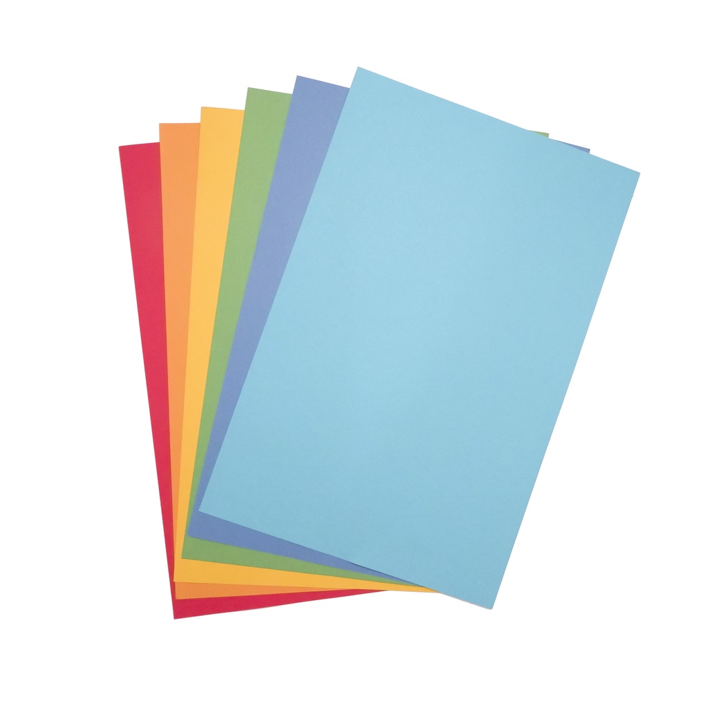 Jual 1 LEMBAR Kertas Cover Folio WARNA TUA Merah Biru Hijau Oranye ...