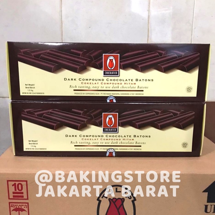 Jual Chocolate Sticks Batons Tulip Compound Sticks Stik Coklat Baton ...