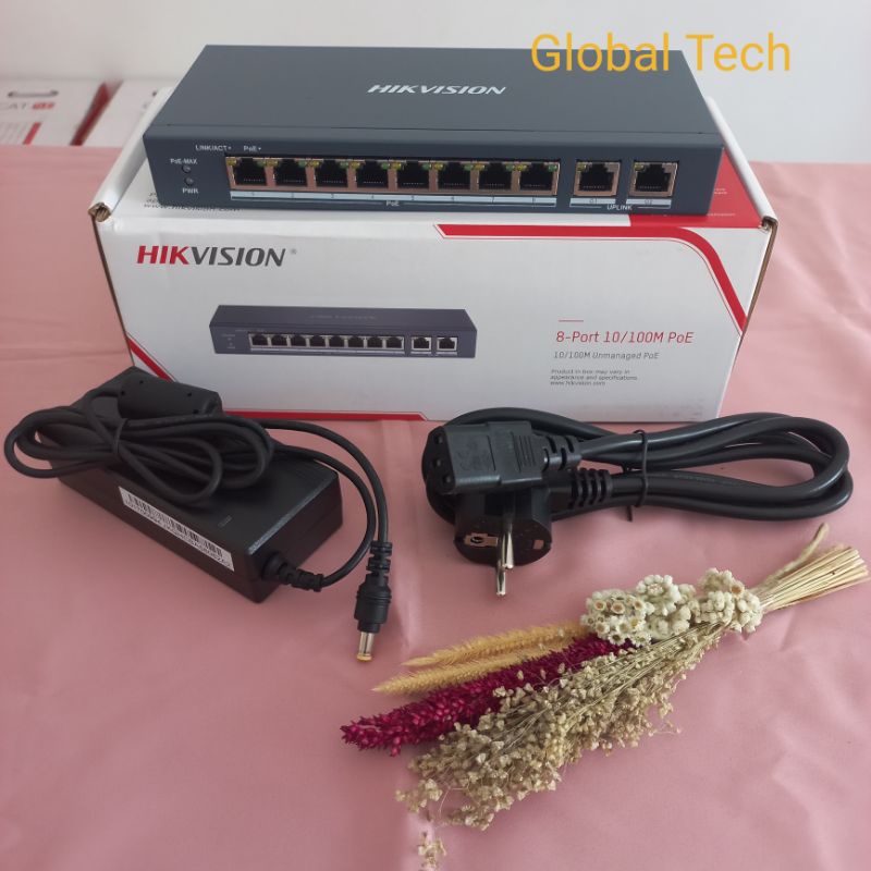 Jual SWITCH POE 8 port DS-3E0310P-E/M HIKVISION | Shopee Indonesia