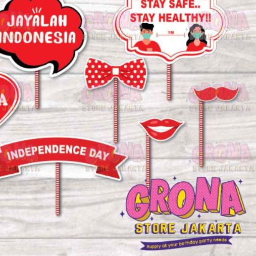 Jual Photobooth Dirgahayu RI / 17 Agustus / Photo Props KEMERDEKAAN ...
