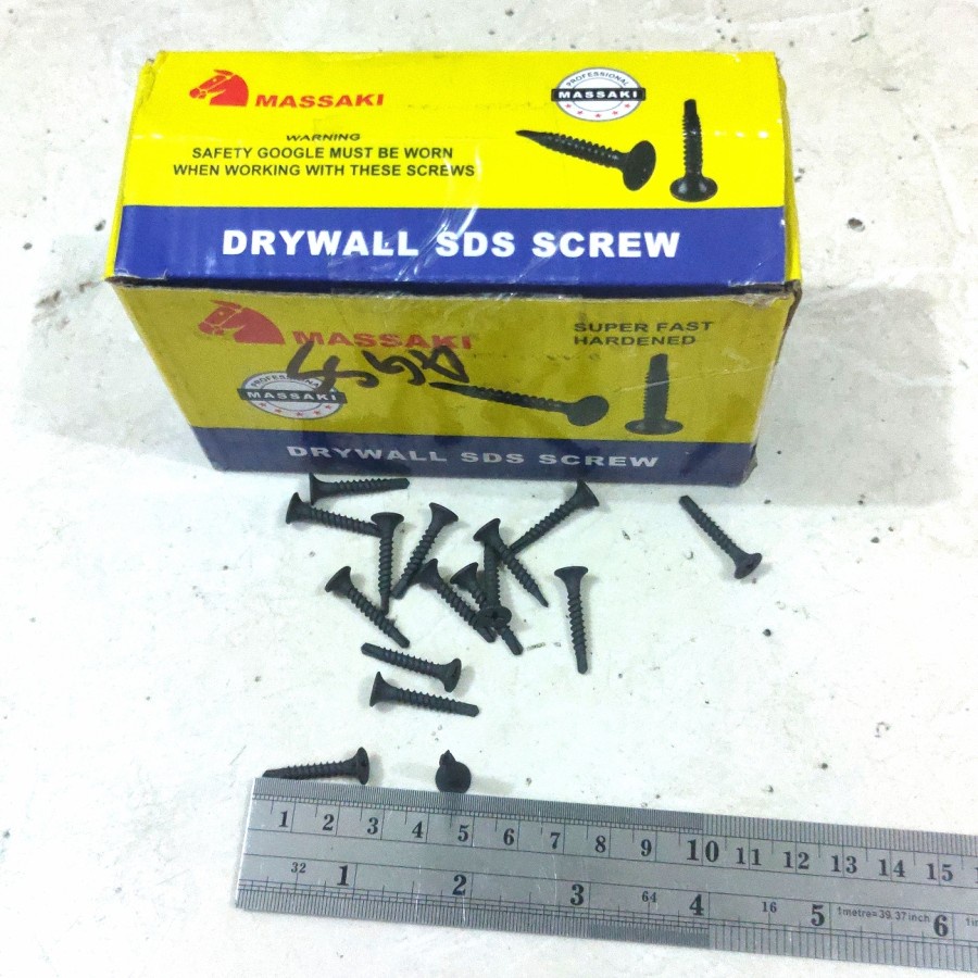 Jual SKRUP sekrup drilling 6 x 1 inchi drywall SDS screw 1 kotak ...